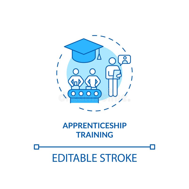 Apprenticeship Concept Icons Stock Illustration - Illustration of ...