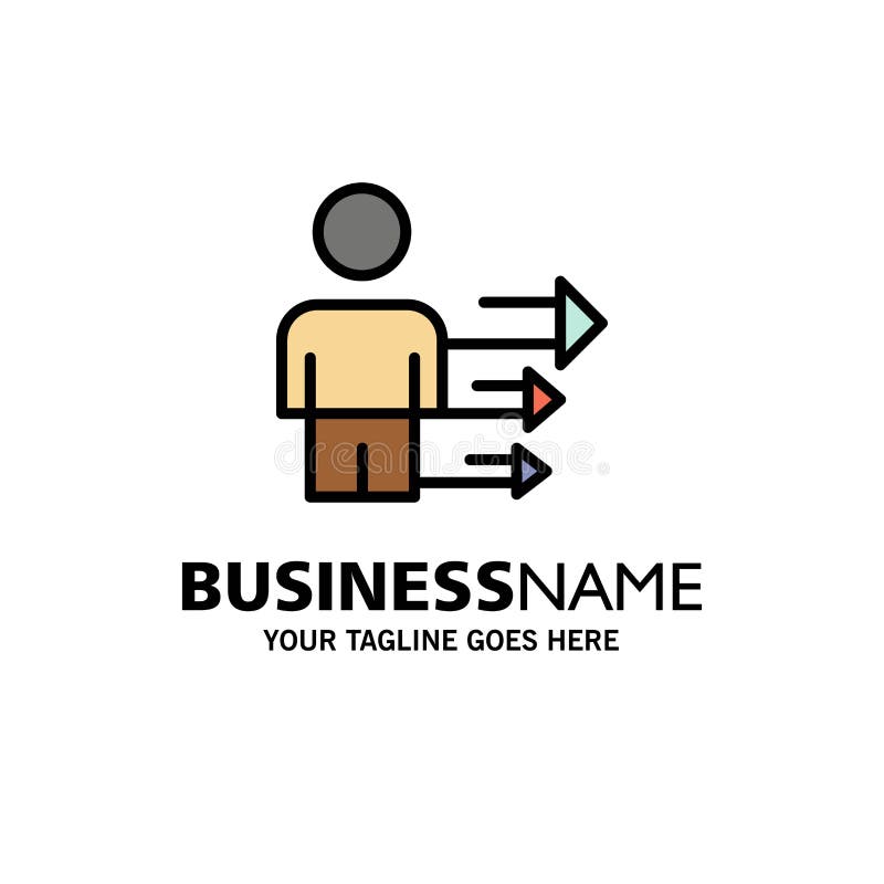 Approach, Business, Leadership, Modern Blue Solid Logo with Place for ...