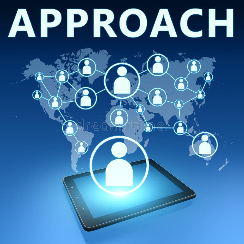 Approach stock illustration. Illustration of business - 50395811