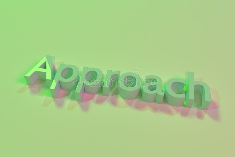 Approach, Typography, CGI, Keywords for Design Texture, Background. 3D ...