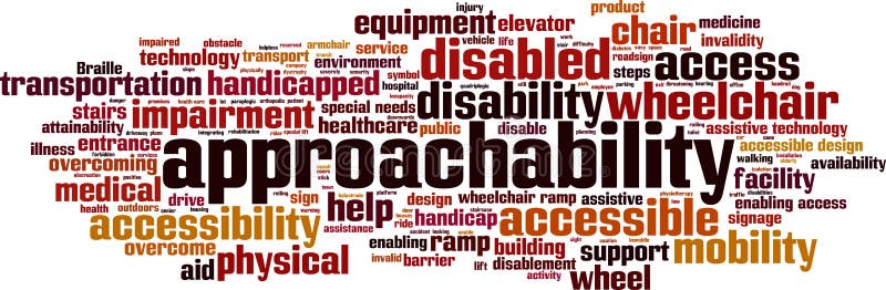 Approachability Word Cloud Concept Stock Vector - Illustration of ...