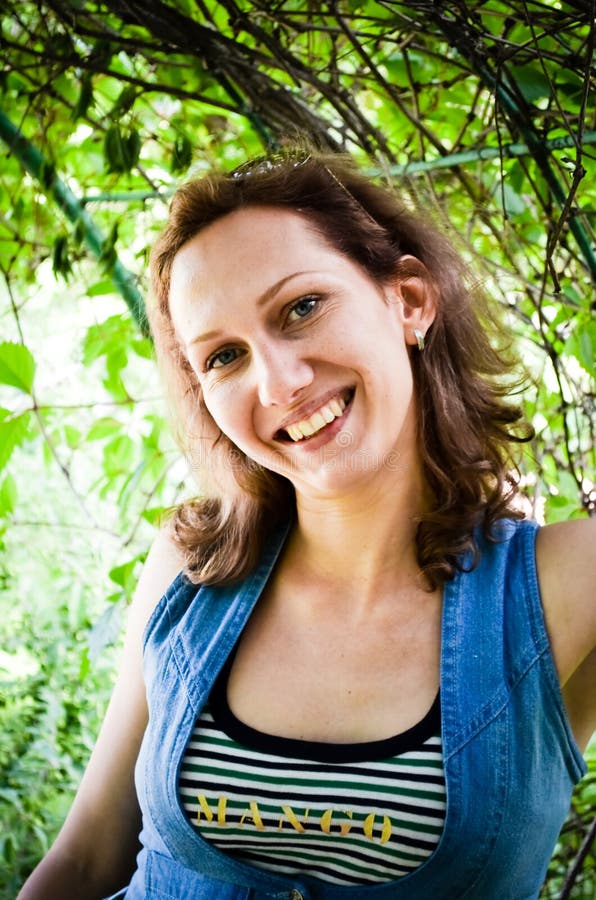 Approachable woman posing editorial stock image. Image of people - 35438844