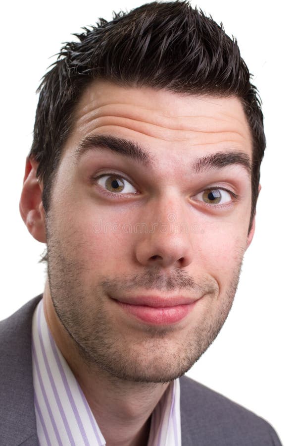 Approachable Young Businessman Stock Photo - Image of shoulders ...