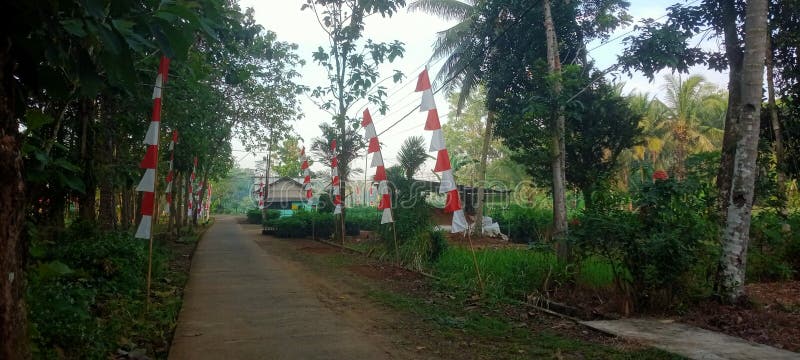 Approaching August 17th, Indonesian People Usually Put Up Flags As ...