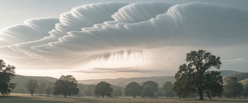 Approaching Monsoon Trough Over Fletcher Creek Campground Stock Image ...
