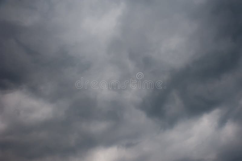 Approaching Rain, Dark Sky in the Clouds Stock Image - Image of ...