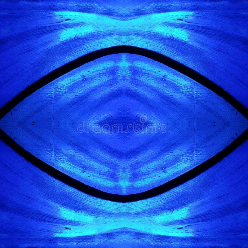 Approaching the Stained Glass in Blue Colors, with Symmetry and ...