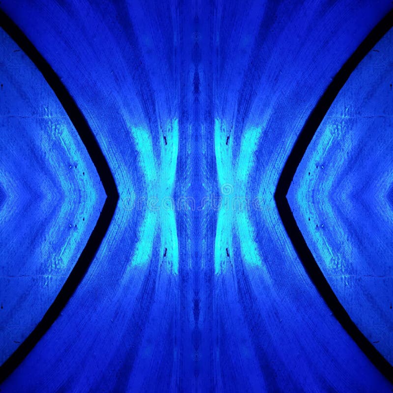 Approaching the Stained Glass in Blue Colors, with Symmetry and ...