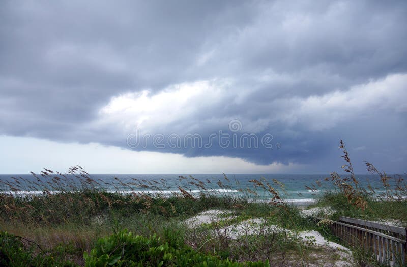 Approaching Storm stock image. Image of sand, clouds - 36645155