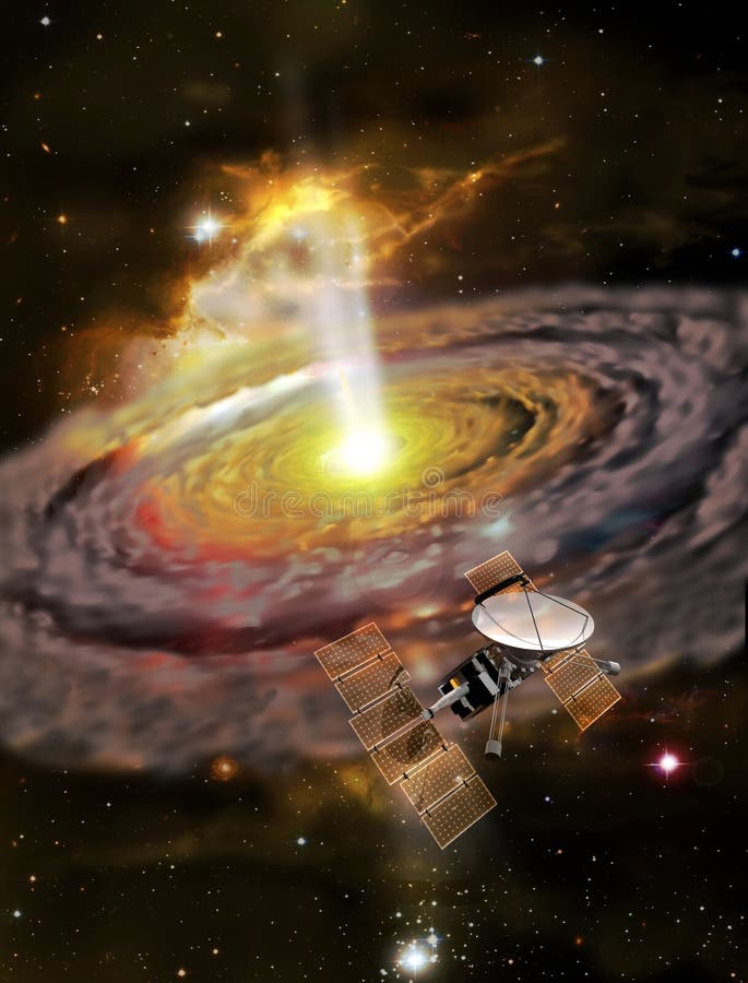 Spaceship landing stock illustration. Illustration of landing - 19307558