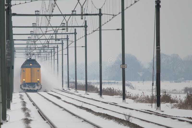 Approaching Train stock image. Image of white, railway - 22651493