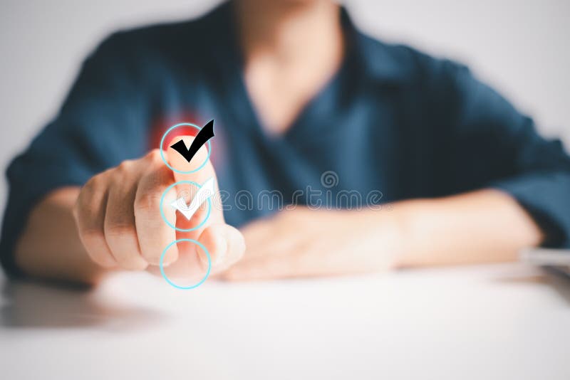 Approval Concept, Digital Cyberspace, Business Achieved Success by ...