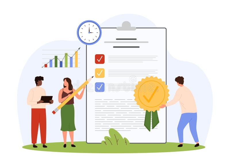 Approval of Document by Tiny People, Certificate Service for Good ...