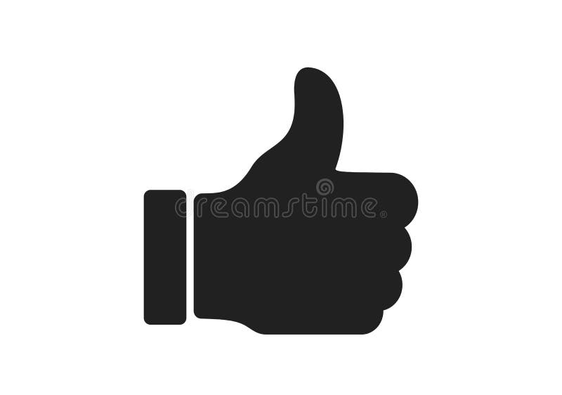 Approval, Excellent, Very Good Icon. Thumb Up Symbol. Web Design Sign ...