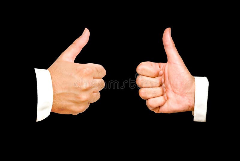 Approval gesture stock image. Image of thumb, hand, good - 11958821