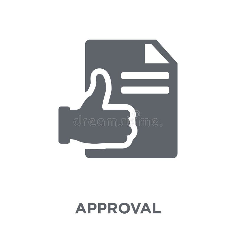 Approval Icon, Logo Isolated on White Background Stock Vector ...