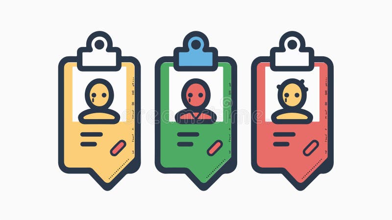 Professional Identity Approval Icon for Modern Designs Stock Vector ...