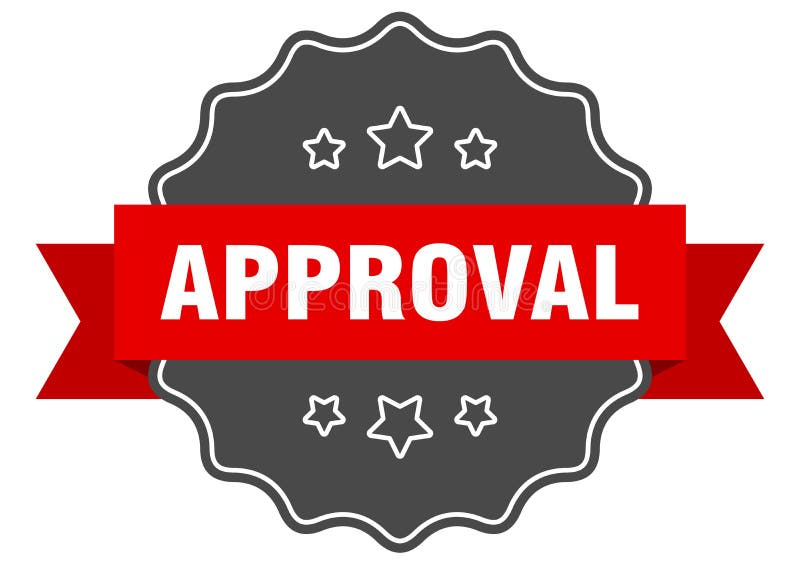 Approval Label. Approval Isolated Seal. Sticker. Sign Stock Vector ...