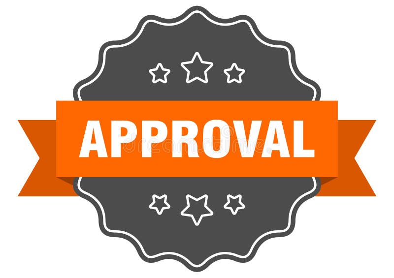 Approval Label. Approval Isolated Seal. Sticker. Sign Stock Vector ...