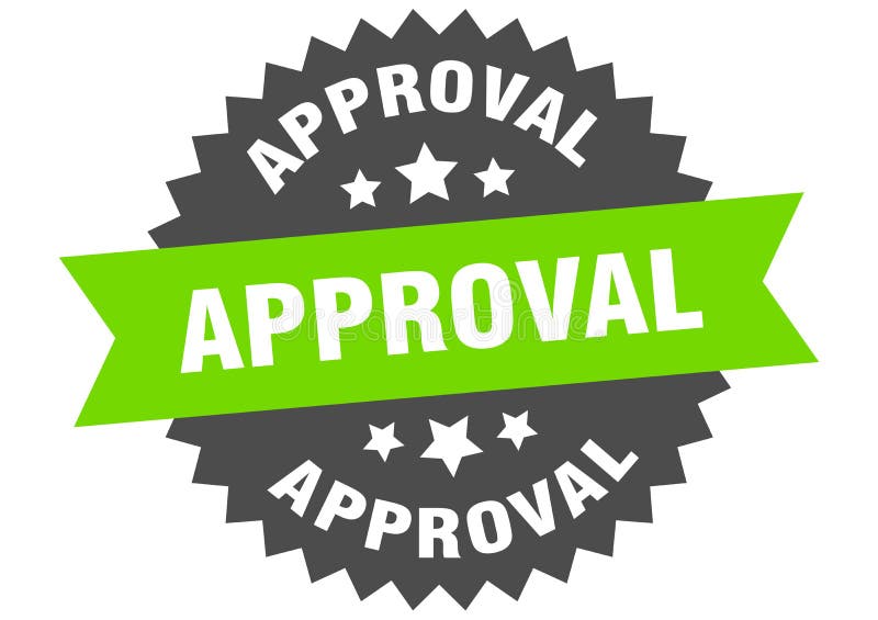 Approval Label. Approval Isolated Seal. Sticker. Sign Stock Vector ...