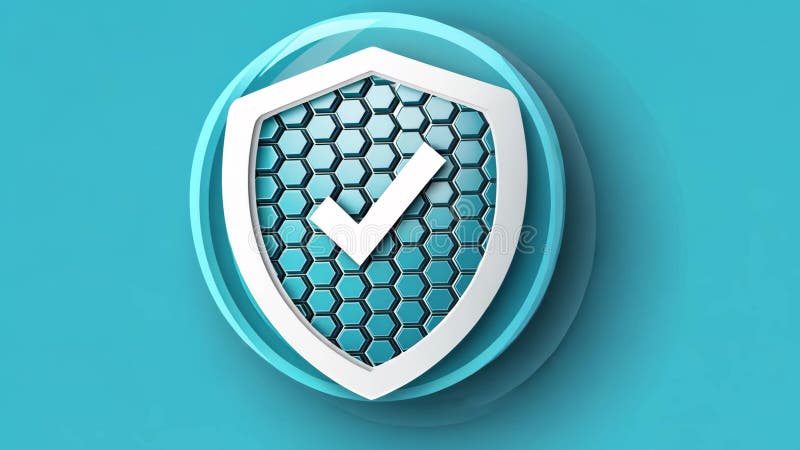 Approval Security Guard 3d Design Icon Ai Generated Video Concept Stock ...