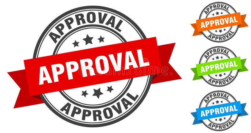 Red Approval Stamp stock illustration. Illustration of certified - 14376277