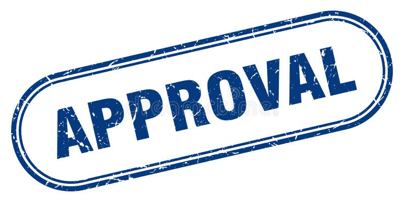 Approval Stamp. Approval Round Ribbon Sticker. Tag Stock Vector ...