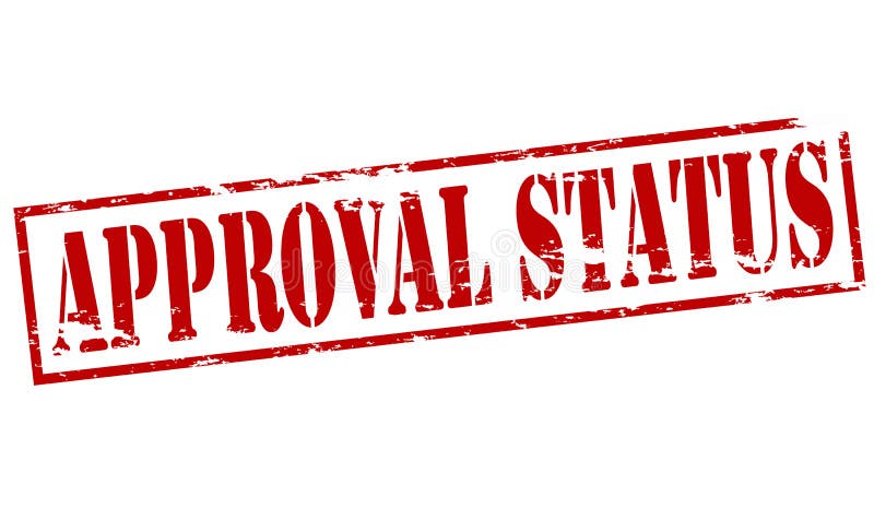 Approval status stock illustration. Illustration of acceptance - 108756621