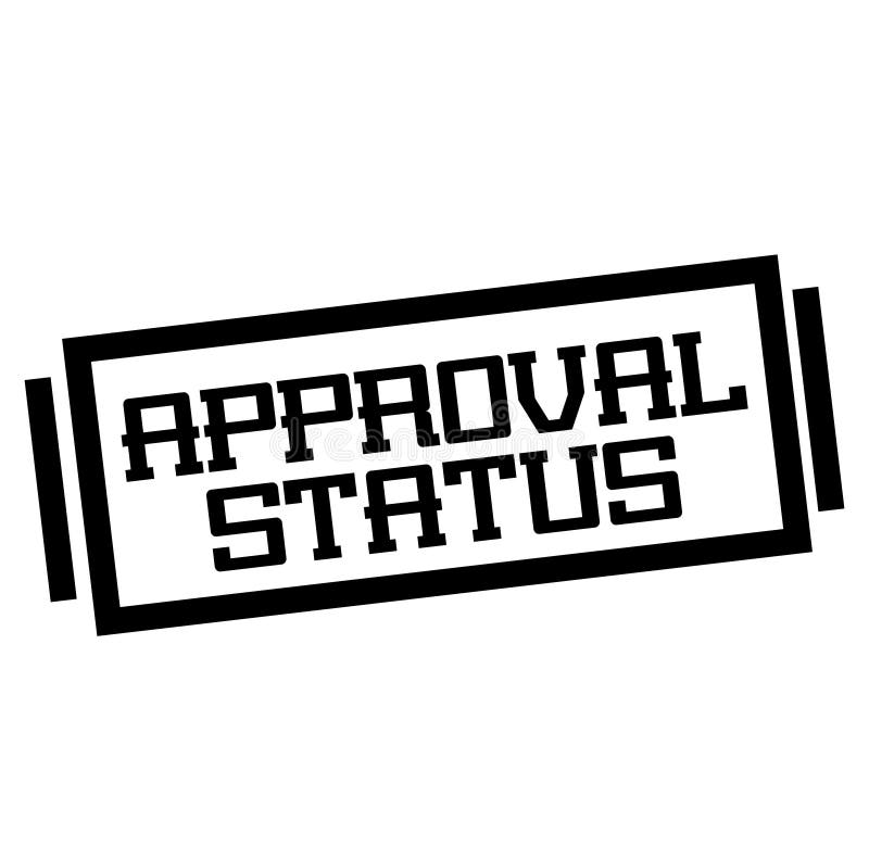Approval Status Rubberstamp Stock Vector - Illustration of class ...
