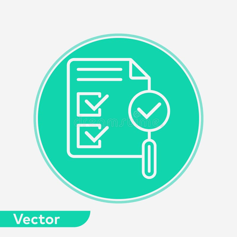 Approval Vector Icon Sign Symbol Stock Vector - Illustration of label ...