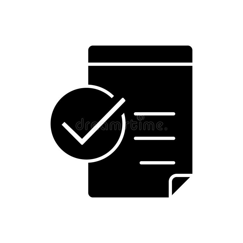 Approve Icon for Simple Flat Style Ui Design Stock Vector ...