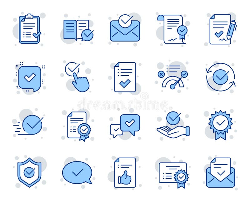 Guarantee Check Mark,rectangular Stickers Stock Vector - Illustration ...