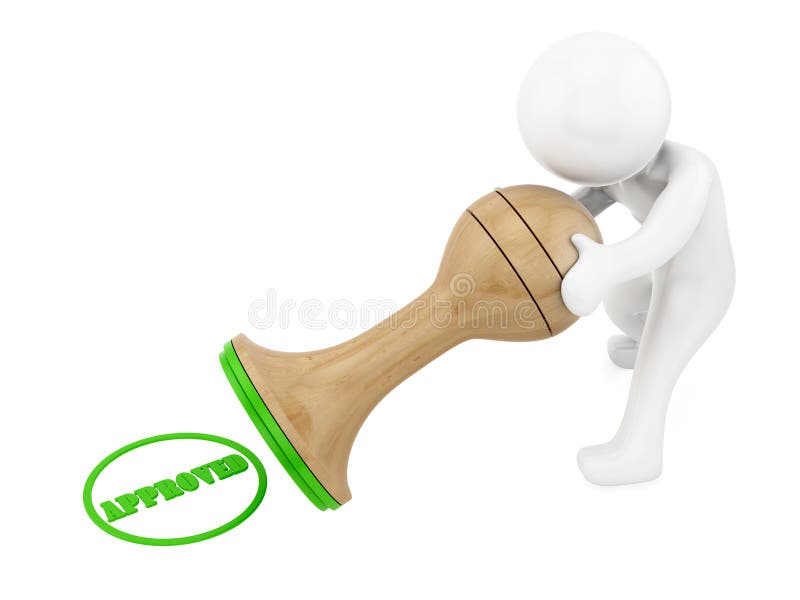 Approved stock illustration. Illustration of concept - 26384853
