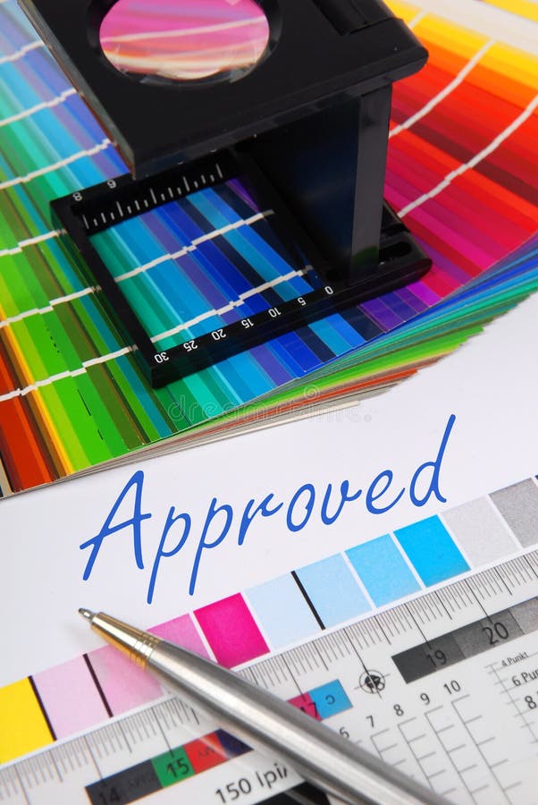 Approved stock image. Image of industry, printing, approval - 7185361