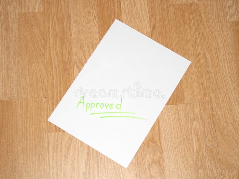 Approved stock photo. Image of success, business, mark - 7765256