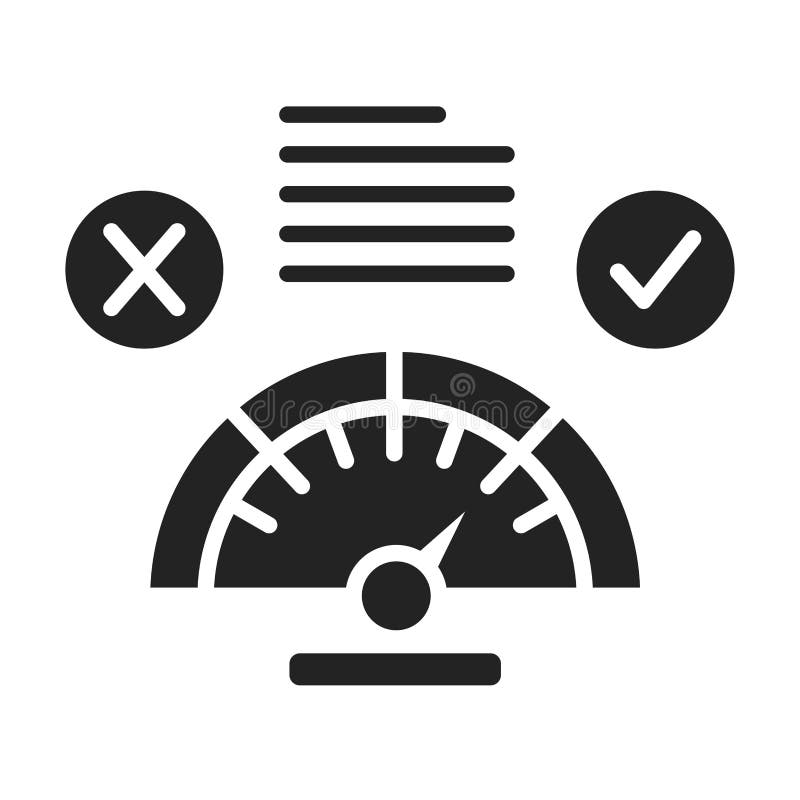 Approved Answer Black Glyph Icon. Accepted or Confirmed Concept. Sign ...