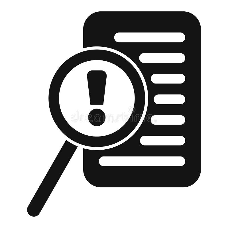 Approved Brainstorm Icon Simple Vector. Case Study Risk Stock Vector ...