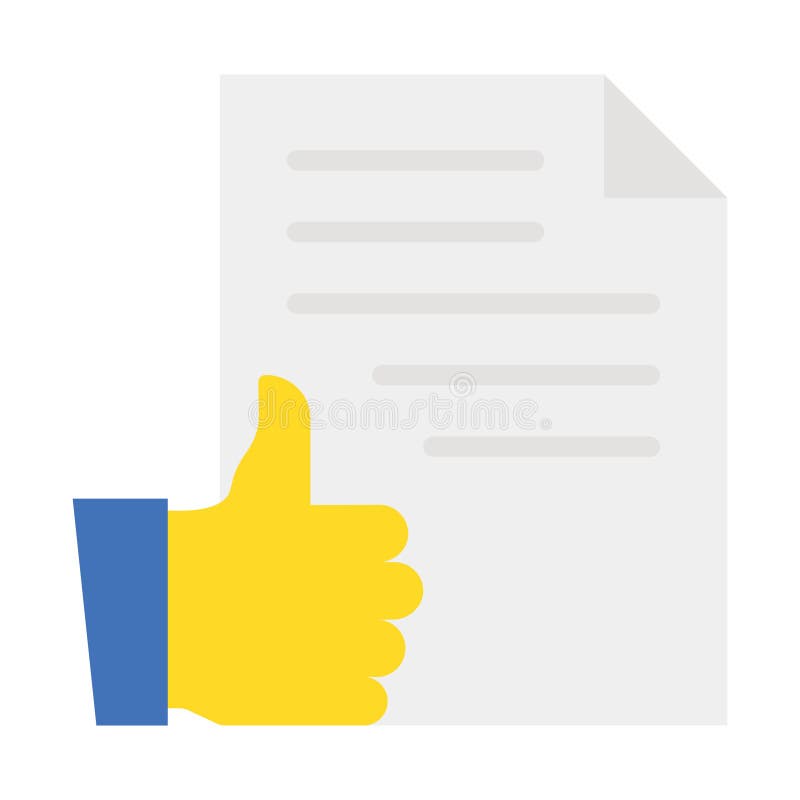 Approved Business Report Vector Icon Which Can Easily Modify Stock ...