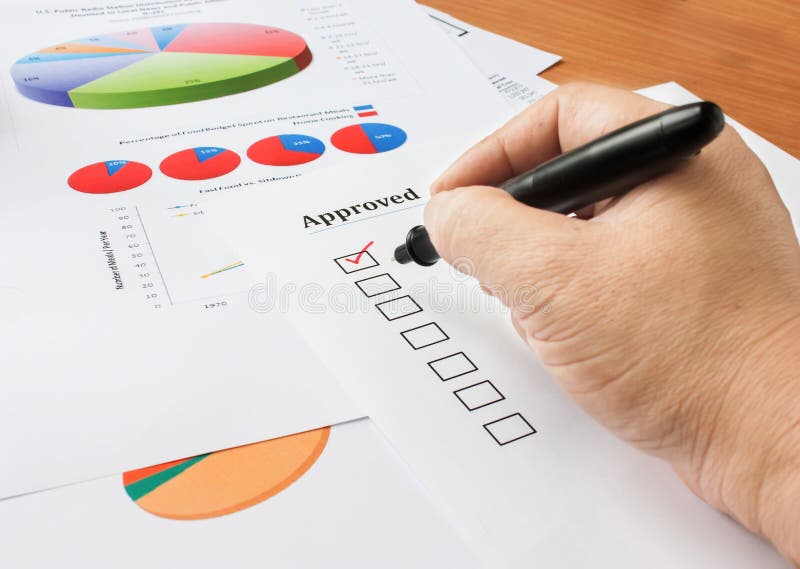 Approved stock photo. Image of doughnut, document, finances - 33969056