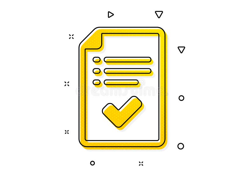 Approved Checklist Icon. Accepted or Confirmed Sign. Vector Stock ...