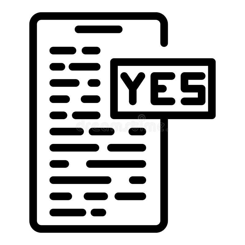 Approved Code Icon Outline Vector. Cms Development Stock Vector ...