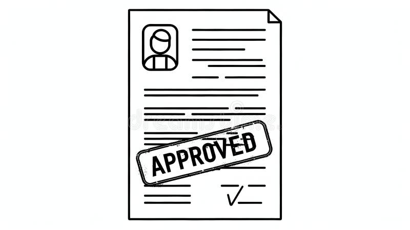 Approved Document Shows Confirmation with Application Profile and ...