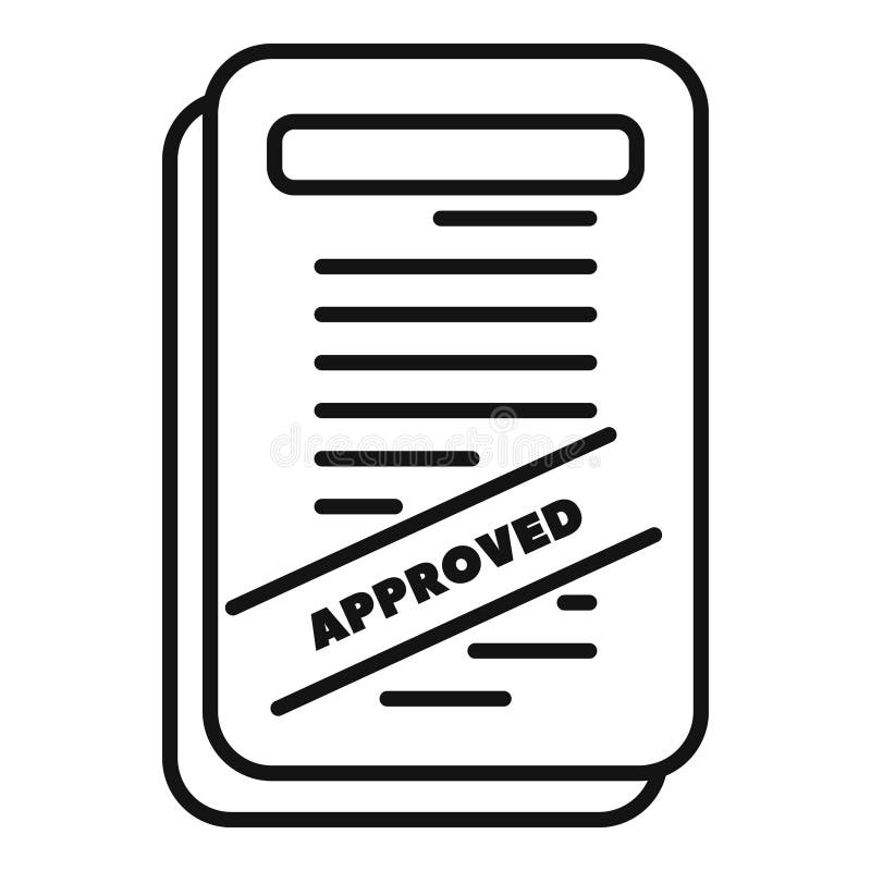 Approved Document with Stamp Showing Agreement for Contract Stock ...