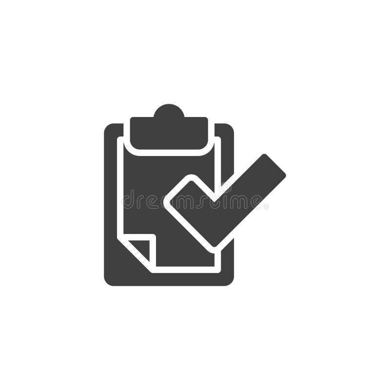 Approved Document Vector Icon Stock Vector - Illustration of task ...
