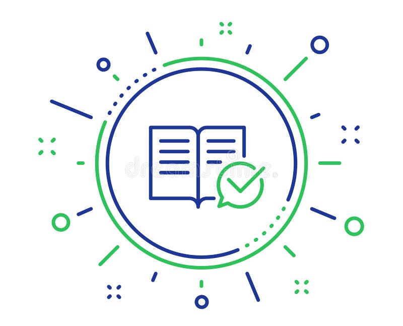 Approved Documentation Line Icon. Accepted or Confirmed Sign. Vector ...