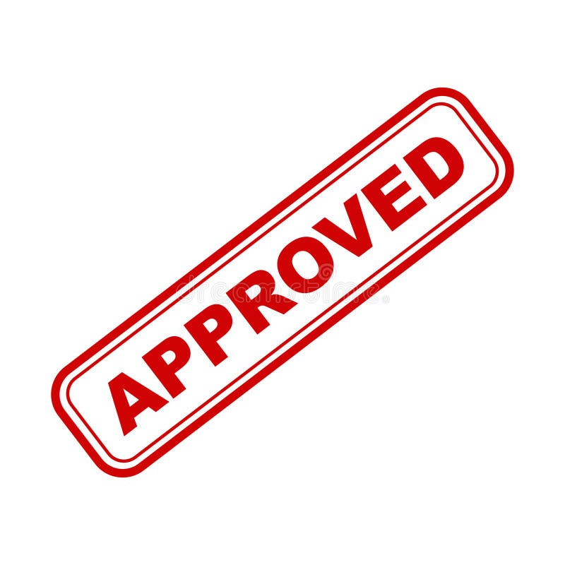 Approved Icon Vector Design Template Stock Vector - Illustration of ...