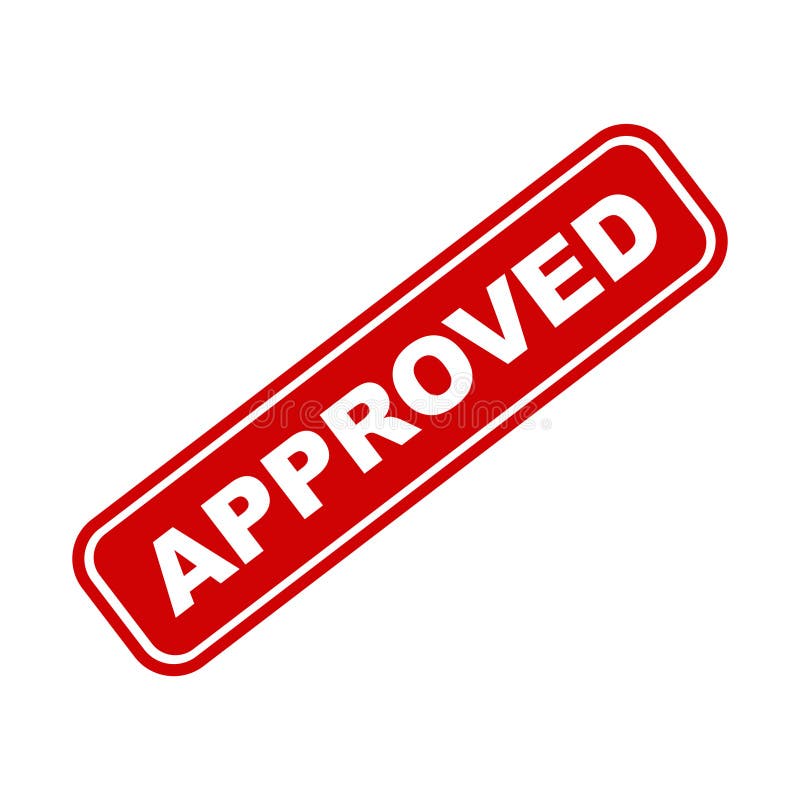 Approved Icon Vector Design Template Stock Vector - Illustration of ...