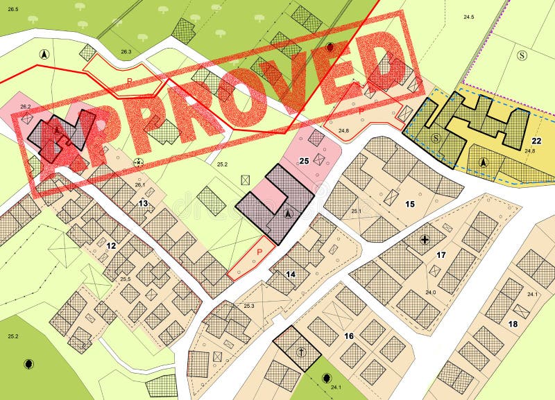 Approved Imaginary General Urban Plan with Indications of Urban ...