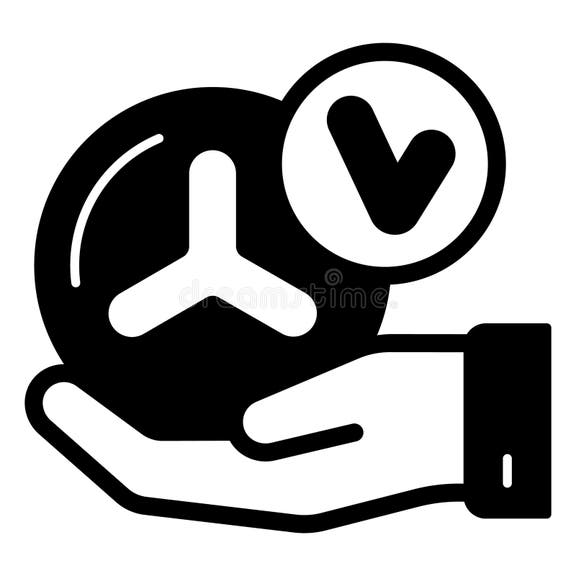 Approved Laboratory Test and Hand Solid Icon, Clinical Research Concept ...