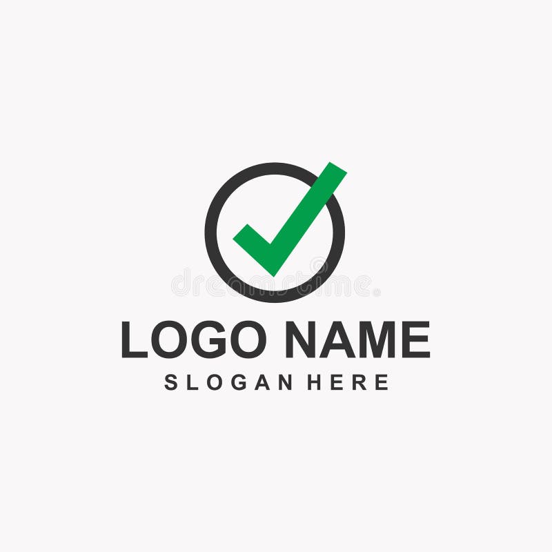APPROVED LOGO TEMPLATE stock illustration. Illustration of affirmative ...